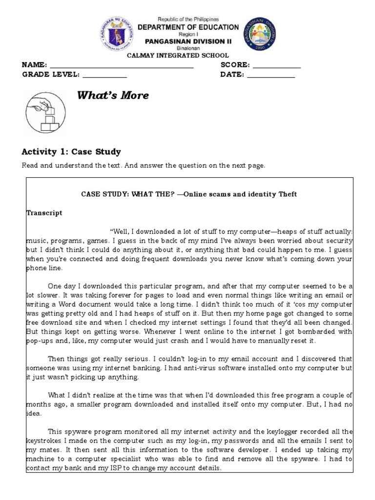 Activity 1-2 Module 2 | PDF | Spyware | Computer Virus