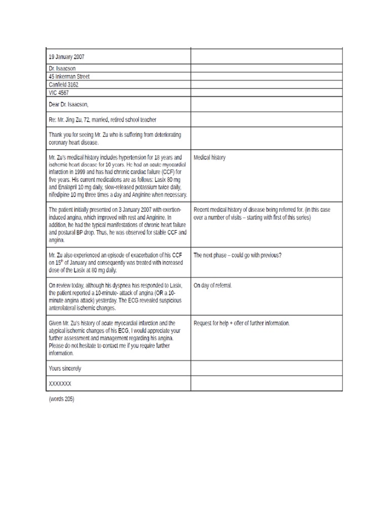 4.oet Letter Analysis | PDF