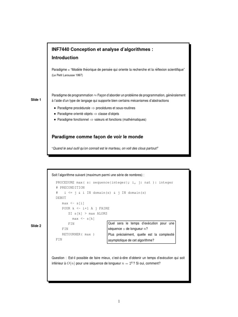 Introduction | PDF | Programmation informatique | Paradigme de programmation