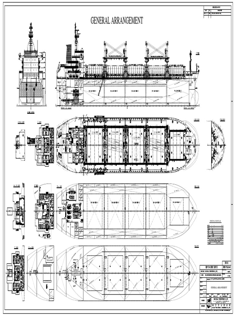Aug Bolten Bulk Ortolan Alpha Strait General Arrangement | PDF | Water ...