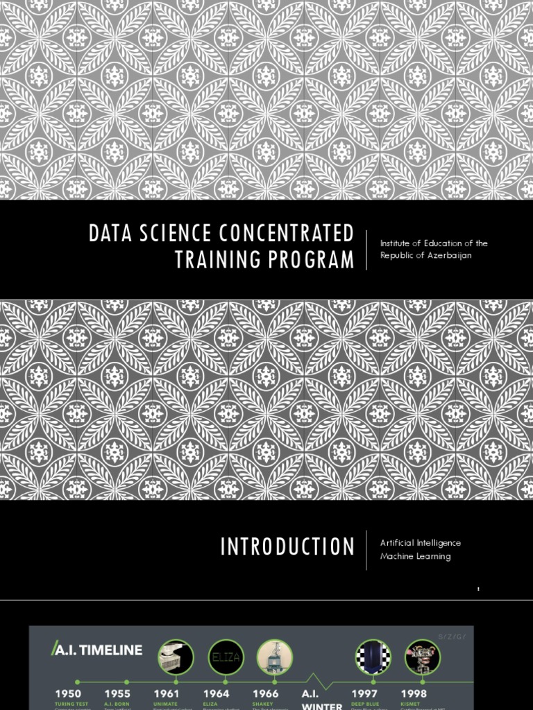 Data Science Training Program Overview | PDF | Type I And Type Ii ...