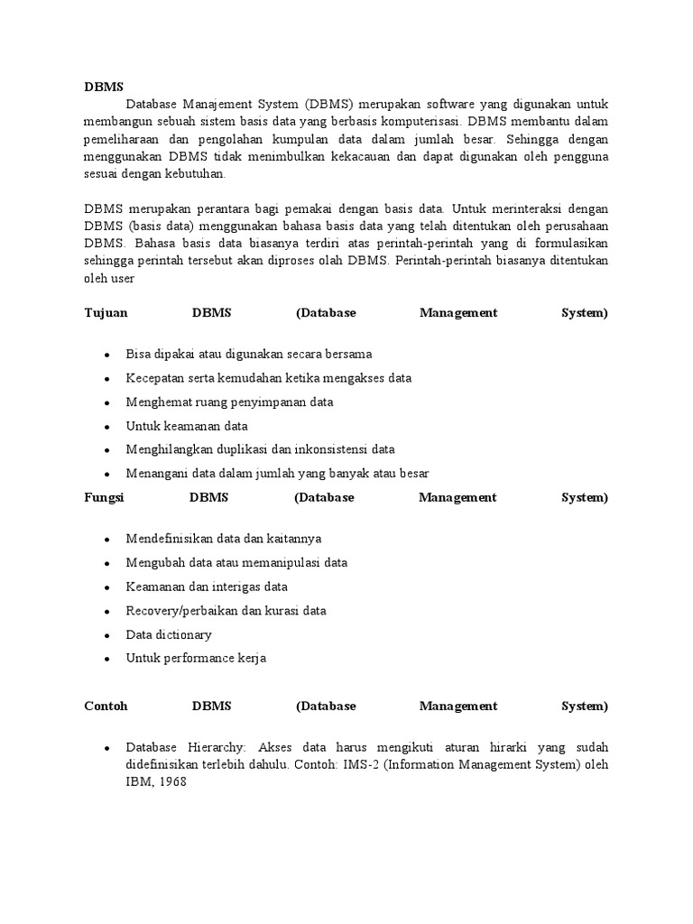 DBMS dan Teknologi Pasca Panen | PDF