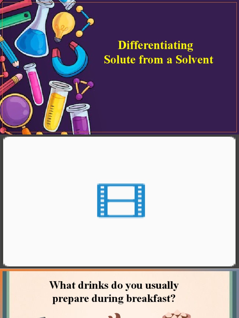 Science q1 w2 Differentiating Solute From Solvent | PDF | Mixture ...
