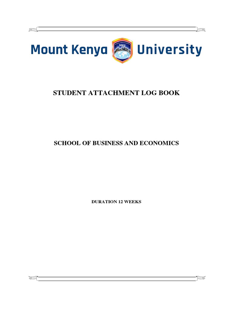 Diploma - Certificate Attachment Logbook | PDF