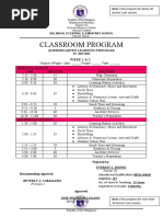 NLC Class Program | PDF | Human Communication | Cognition