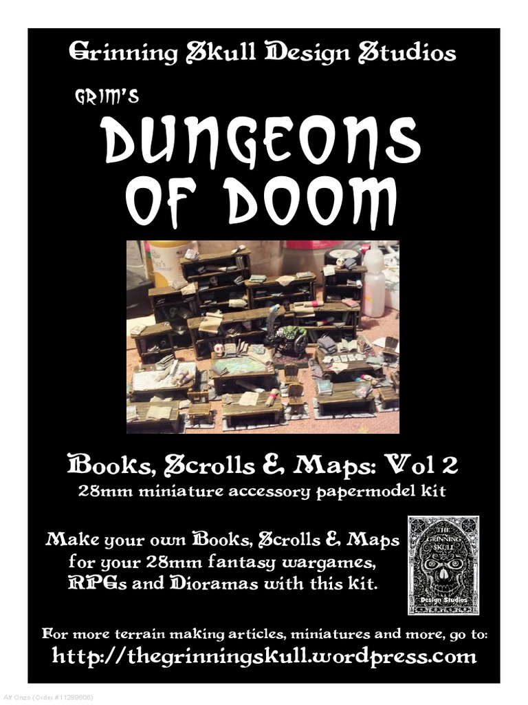 Grims Dungeons of Doom Books Scrolls and Maps Vol 2 (11289606) | PDF ...