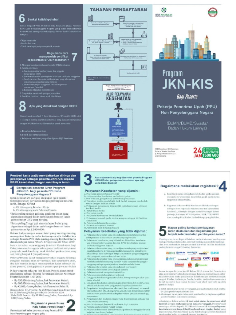 Leaflet Bpjs Kesehatan 2023 | PDF