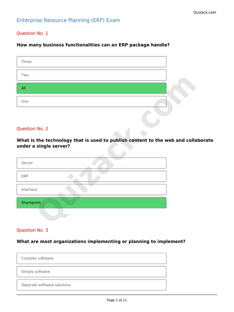 PDF Download Enterprise Resource Planning (ERP) | Download Free PDF ...