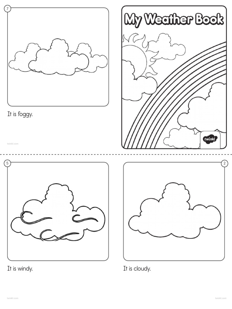Printable Weather Booklet