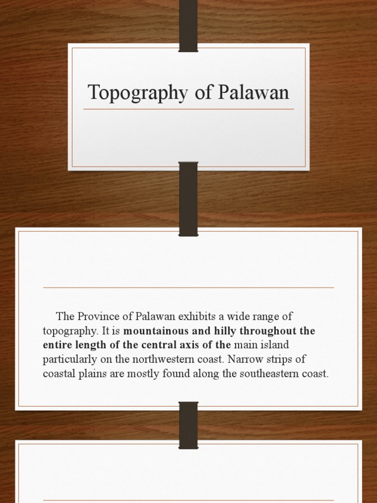 PALawan Geography Topography Location | PDF | Oceanography | Geography