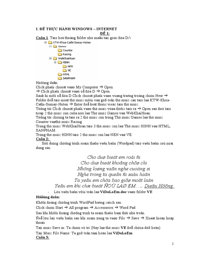 Bai Tap Co Ban 1 | PDF