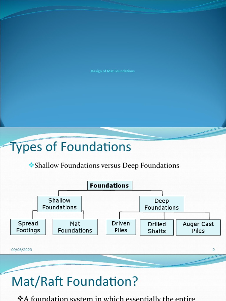 Lecture 7 1 Mat Foundation | PDF | Foundation (Engineering) | Deep Foundation