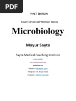 Microbiology Handwritten Notes | PDF