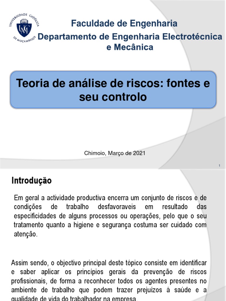 Aula 3-HST | PDF | Fator de risco | Ambiente natural