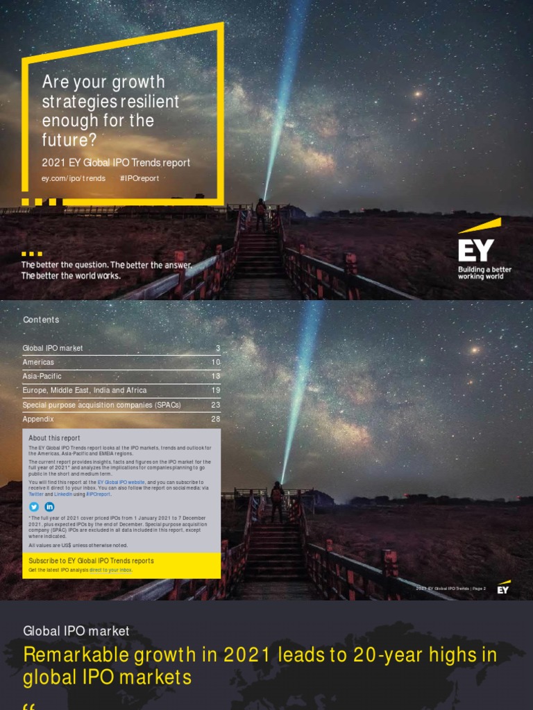 Ey 2021 Global Ipo Trends Report v2 | PDF | Initial Public Offering ...