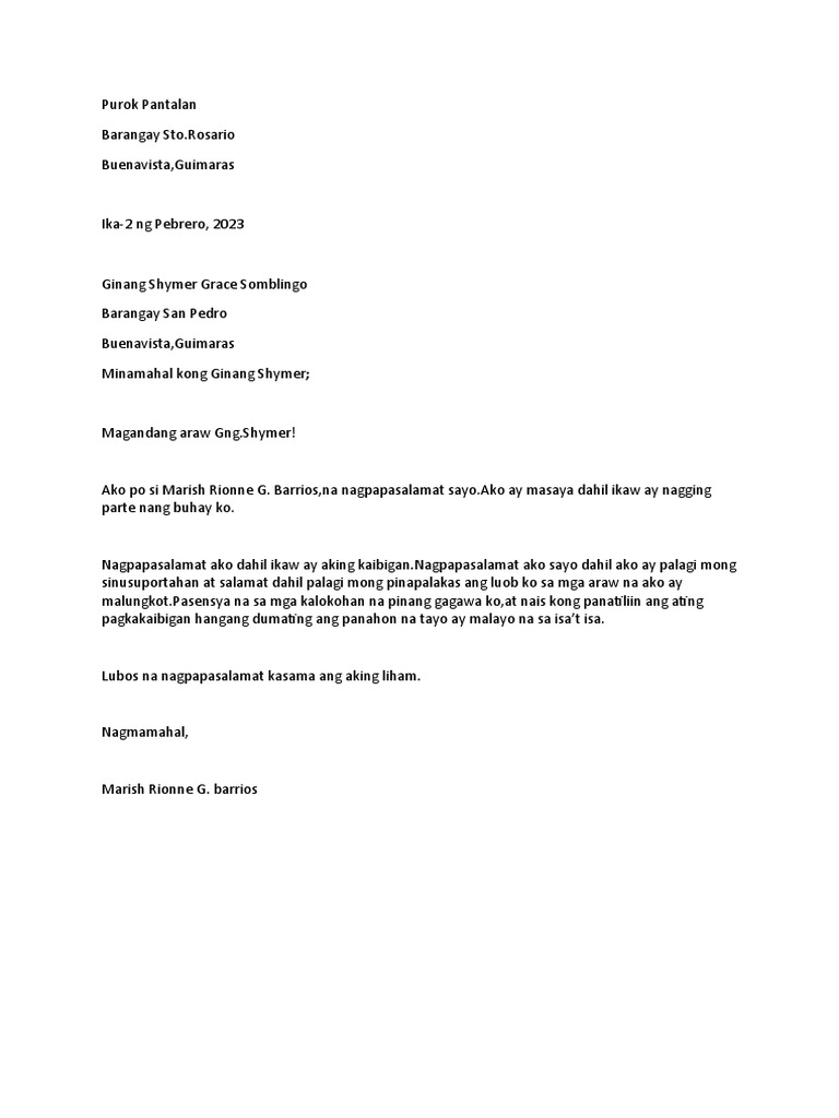 Purok Pantalan | PDF