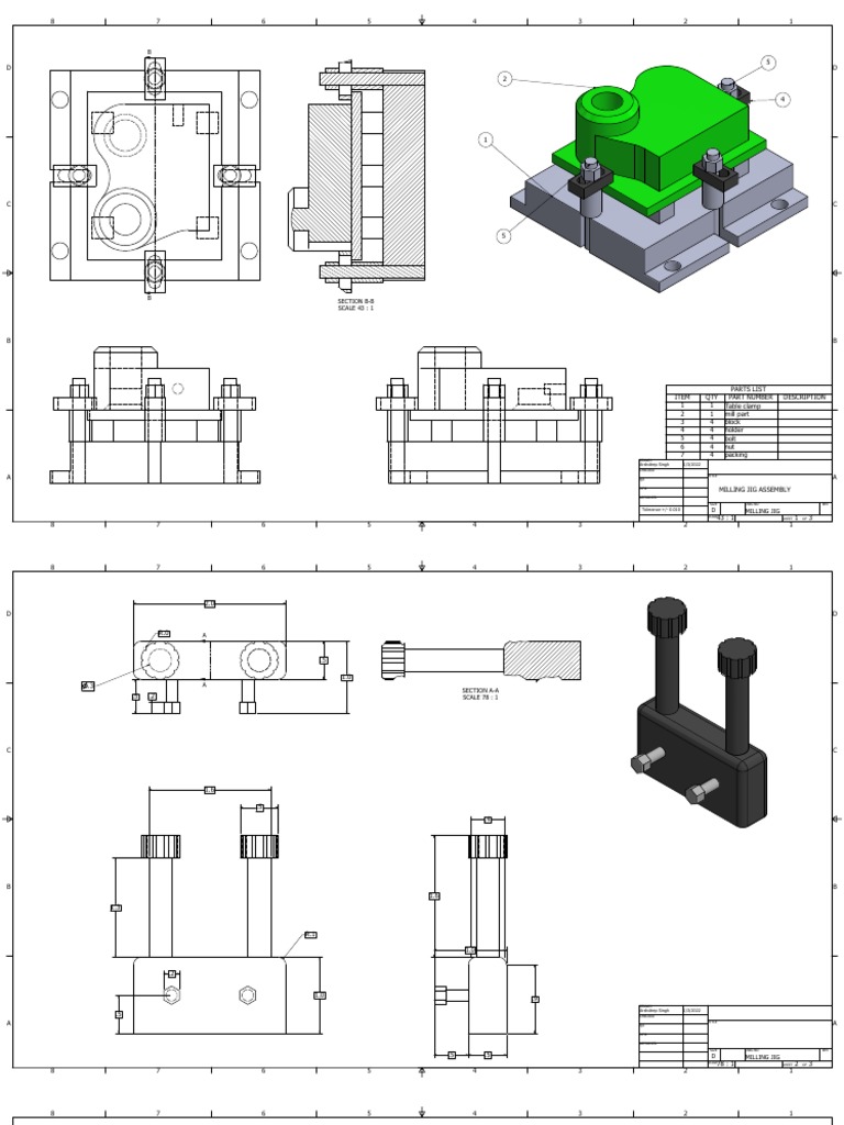 Milling Jig Assembly | PDF