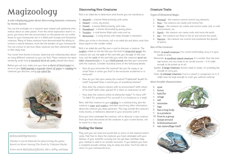 Magizoology | PDF | Earth Sciences