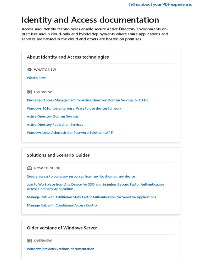 Windows Server Identity | PDF | Group Policy | Computer File