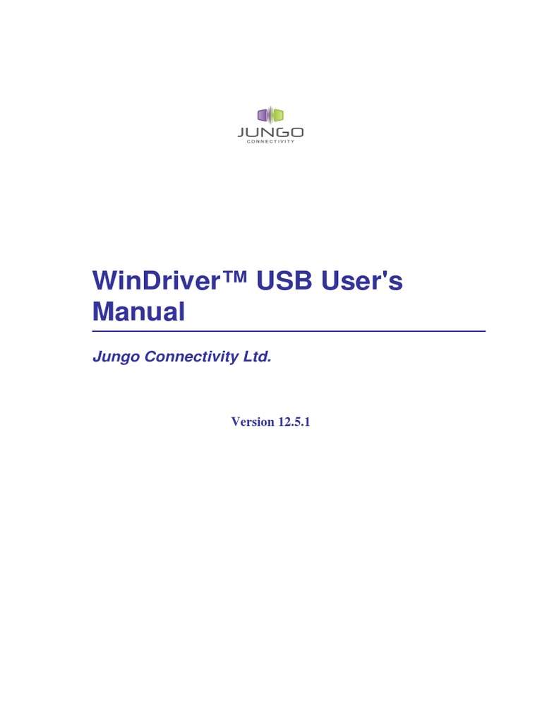 Wdusb Manual | PDF | Device Driver | Operating System
