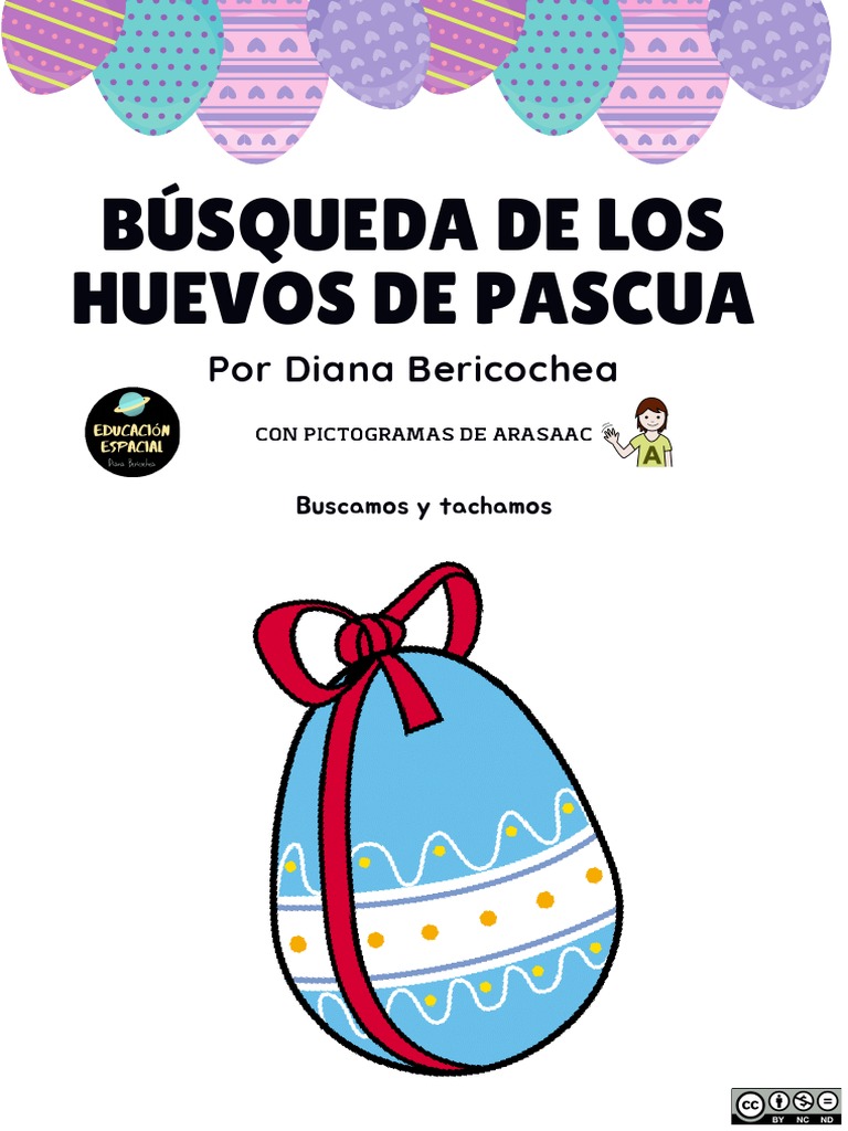 Búsqueda de Huevos de Pascua Educativa | PDF