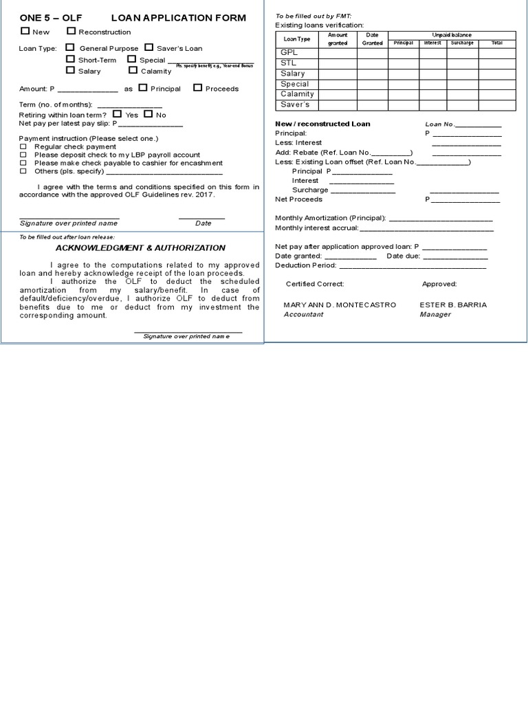 PSMBFI Loan Application Guidelines | PDF | Loans | Interest