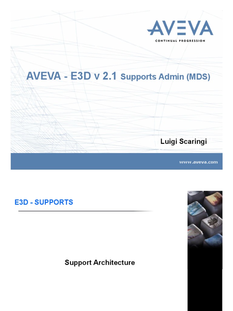 AVEVA E3D2.1 - Supports Administration - LUIGI | PDF | Computing | Computer Programming