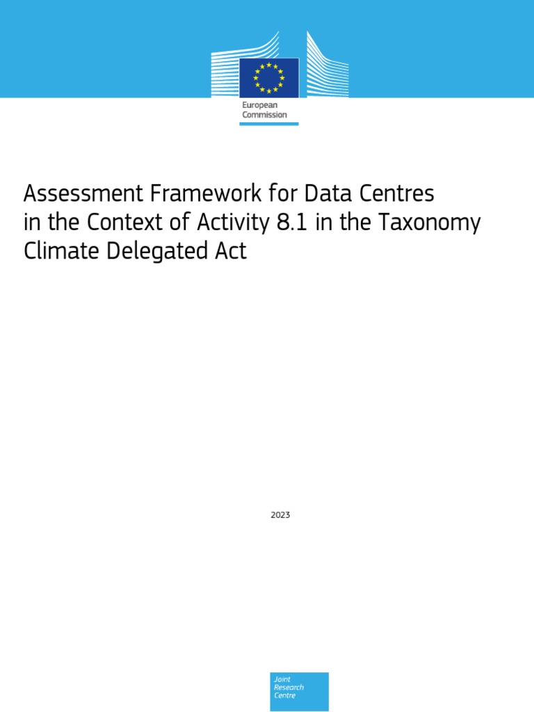 JRC Assessment Framework Final v2 | PDF