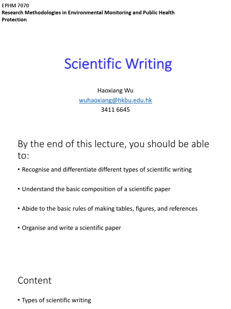 Scientific Writing | PDF | Biodiversity | Forests
