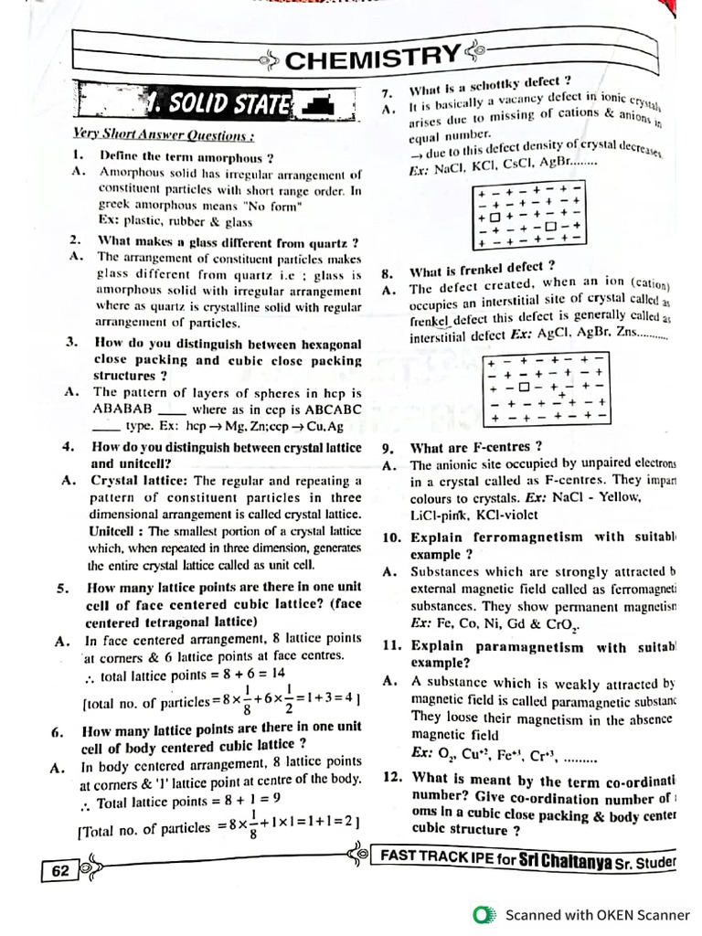 Chemistry 1 To 3 | PDF