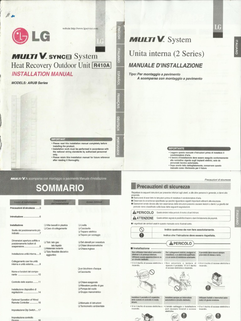 LG Manuale Multiv | PDF