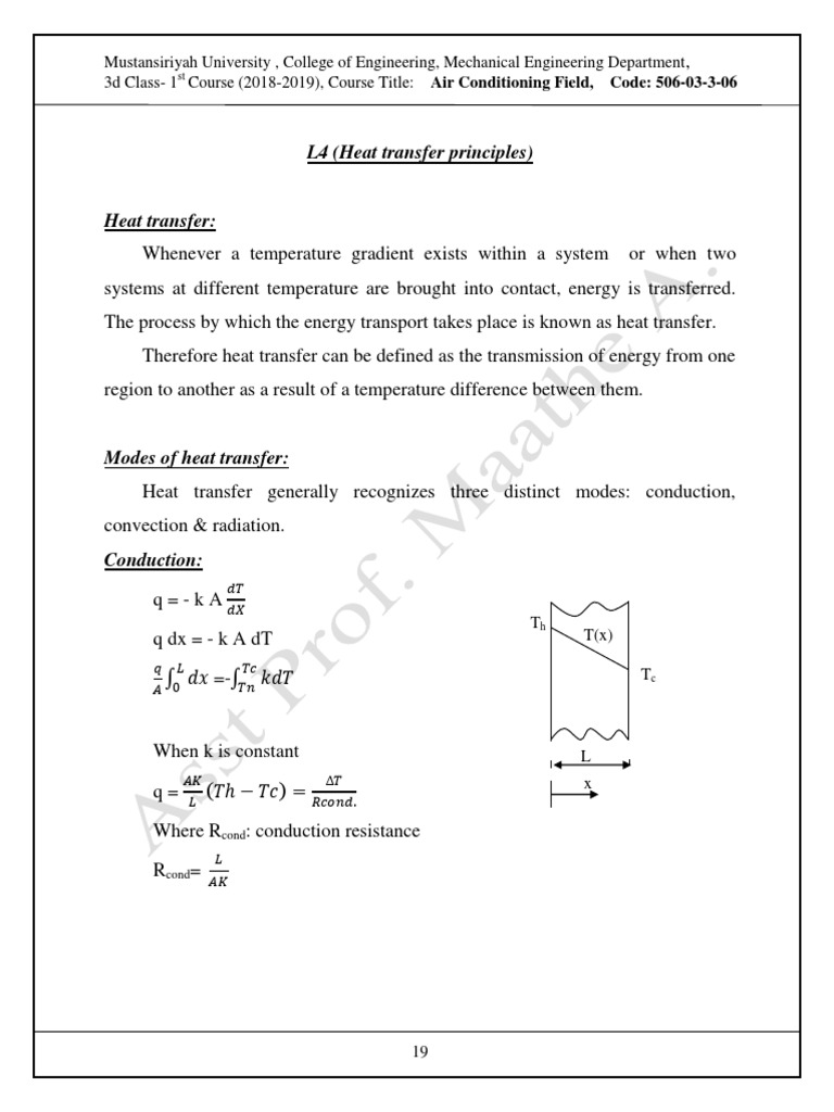 Heat Transfer Principles Overview | PDF