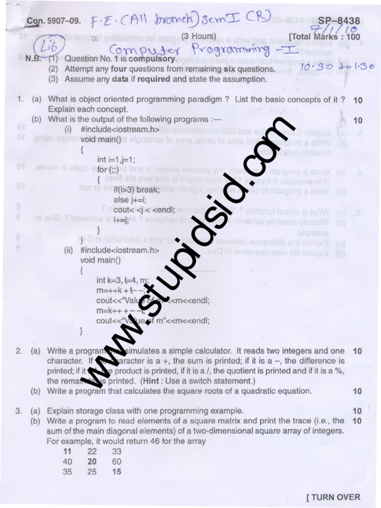 Oop 1 | PDF | Computer Programming | Software Engineering Oop 1 | PDF | Computer Programming | Software Engineering