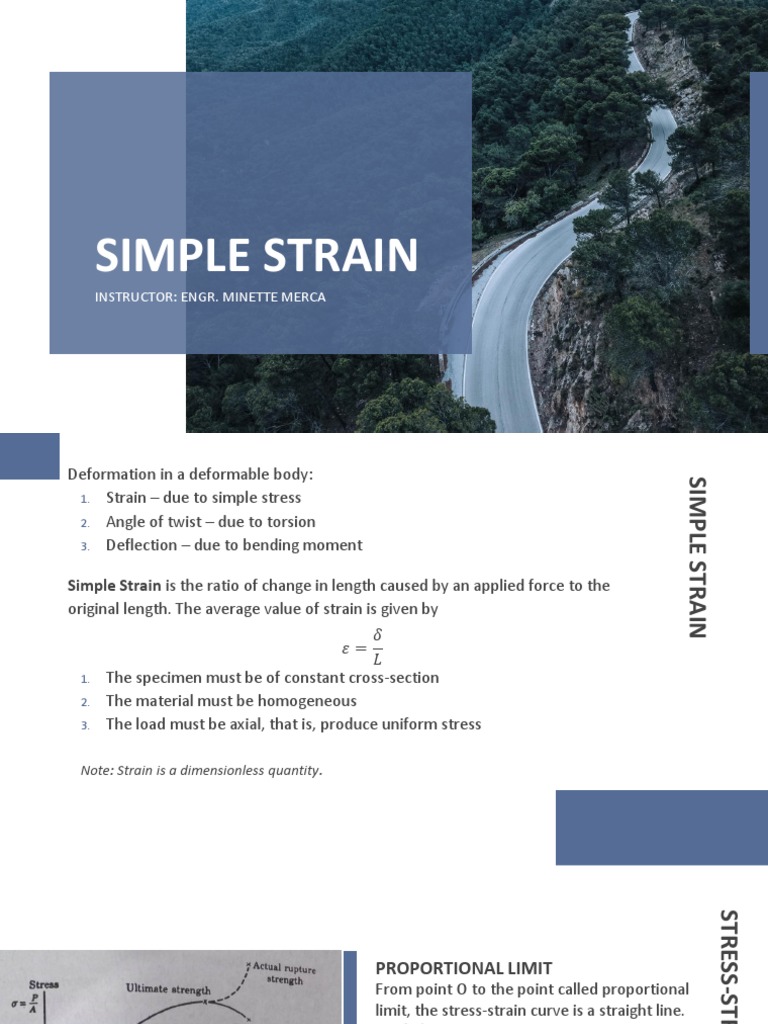 2 Simple Strain | PDF | Deformation (Engineering) | Strength Of Materials