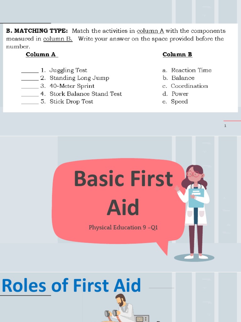 Common Injuries Sports Pe Q1 Day 3 | PDF | First Aid | Human Diseases ...