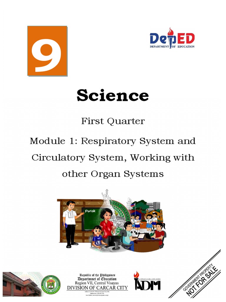 Science-9 - SLM - Q1 - W1-4 - M1 - V1.0-CC-released | PDF | Lung | Artery