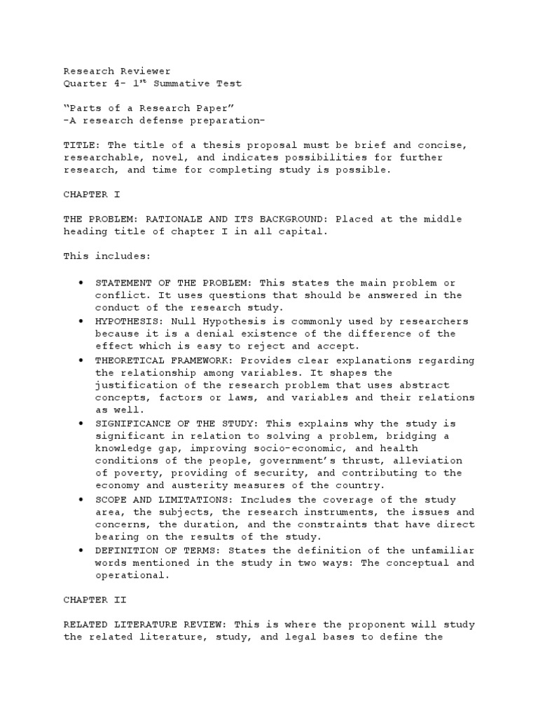 Research Reviewer | Download Free PDF | Hypothesis | Cognition