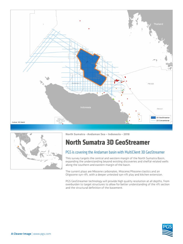 Flyer-North Sumatra-3D-GeoStreamer-A4 | PDF | Geology | Physics