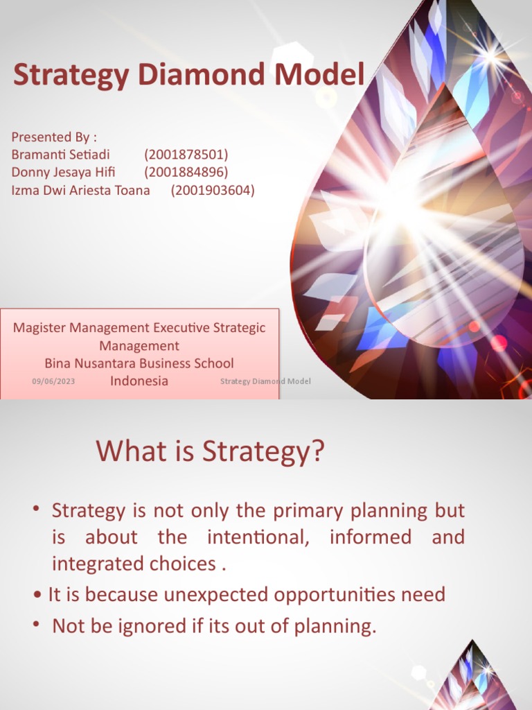 Strategy Diamond Model | PDF | Private Sector | Strategic Management