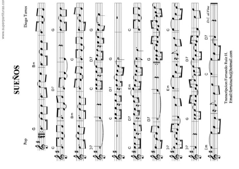 Diego Torres - Sueños (Keyboard Sheet) | PDF