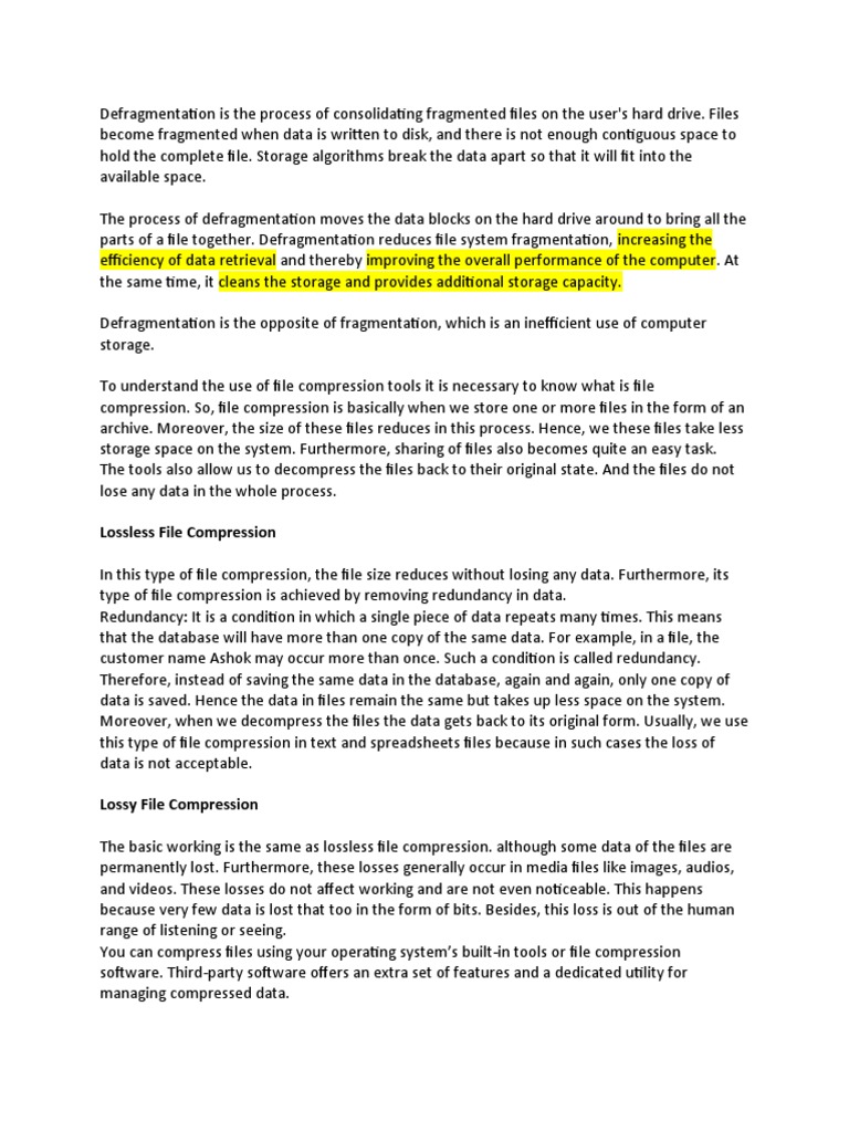 Utility | PDF | Data Compression | Computer File
