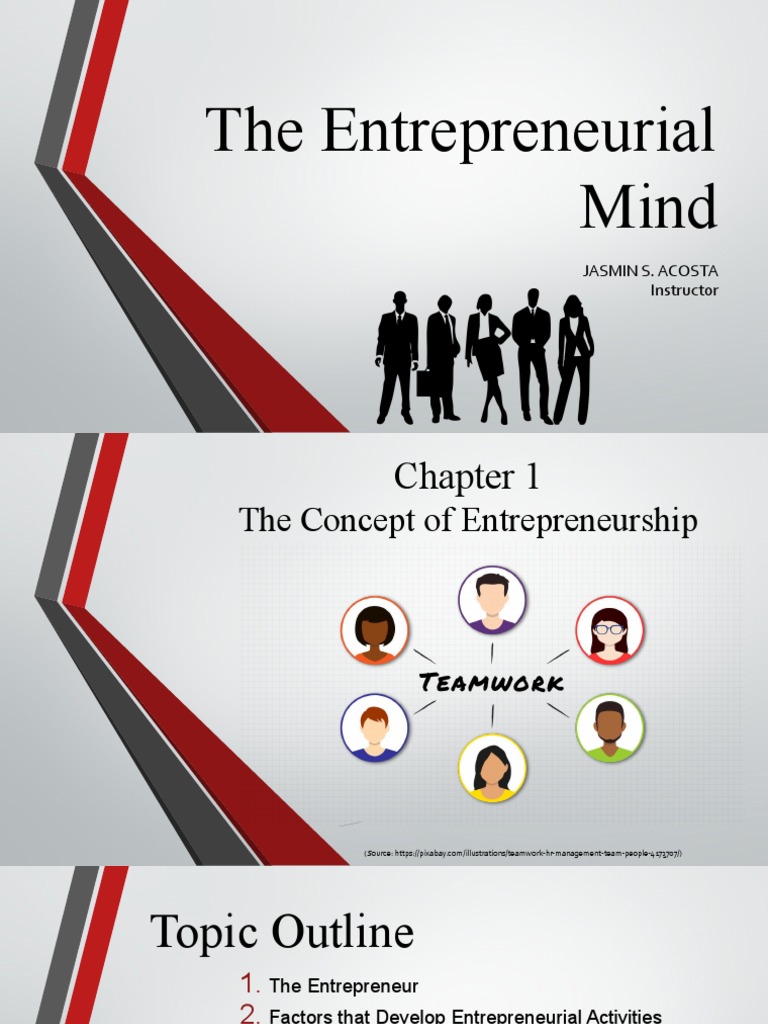 CH1 The Concept of Entrep | PDF | Entrepreneurship | Innovation