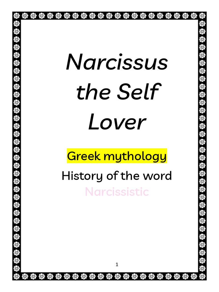 Narcissus The Self Lover | PDF