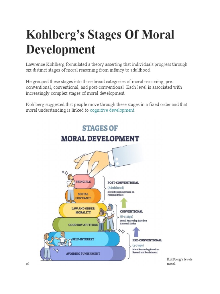 Moral Development Theory Kholberg | PDF | Morality | Behavioural Sciences