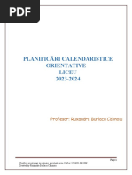 Planificari V-Viii Religie 2024 - 2025 | PDF