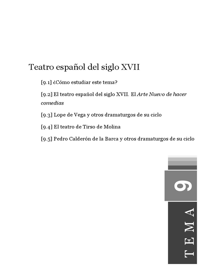 9 Teatro Esp | PDF | Teatro