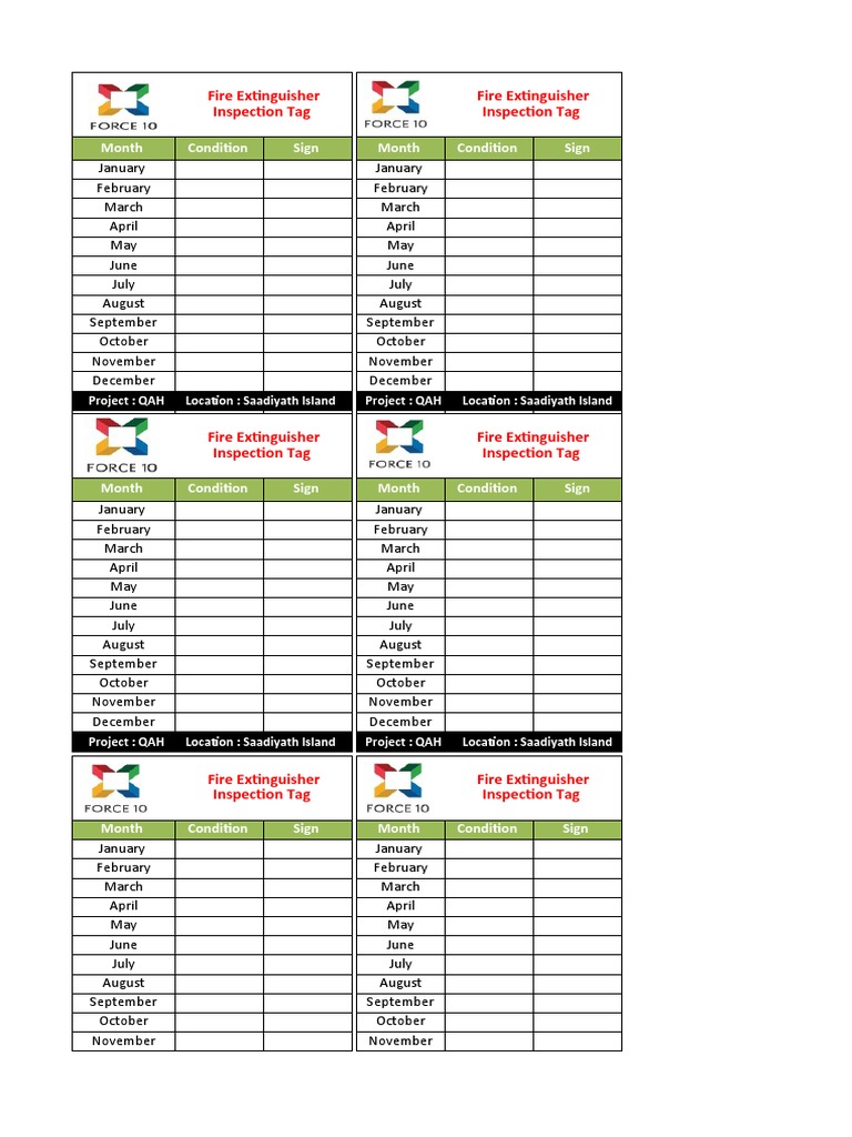 Fire Extinguisher Tag | PDF | Fires | Hazards