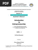Grade 9 Entrepreneurship Module 1 | PDF | Entrepreneurship ...
