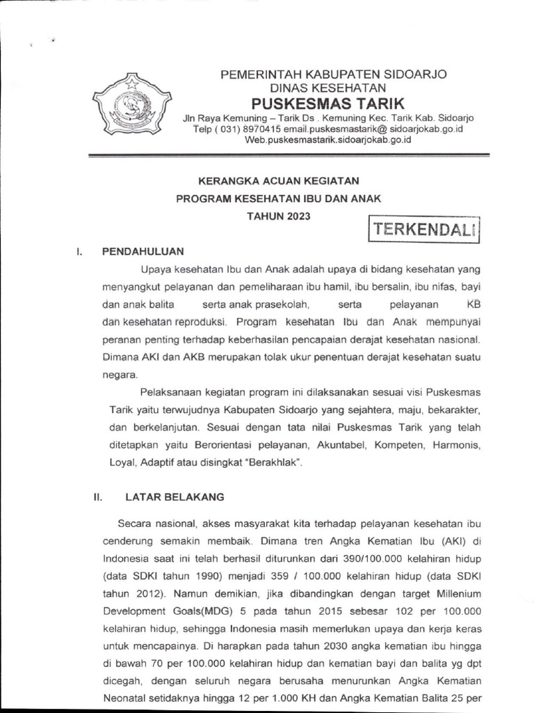 Kak Kia THN 2023 | PDF