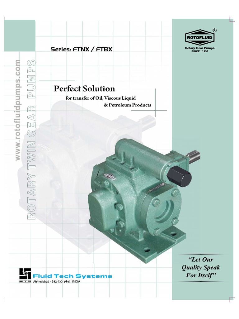 Rotodel FTVXS 400 L Foam Pump Brochure | PDF | Physical Sciences ...